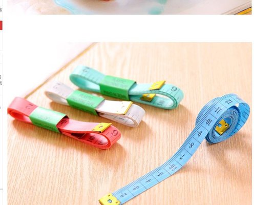 1.5M PVC small retractable tape measure tailoring for clothing