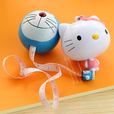 Promotional carton style retractable measuring tape sewing gift 1M decorative tape measure