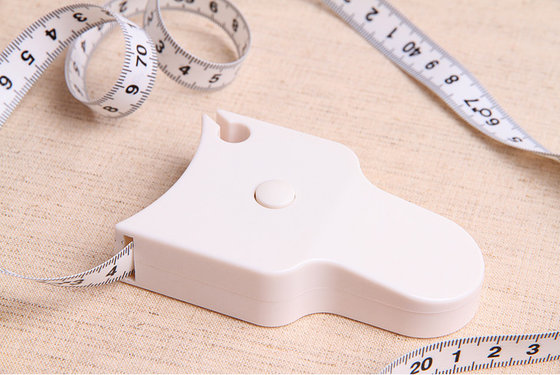 1.5m ABS Retractable Tape Measure logo printed bmi waist measuring tape