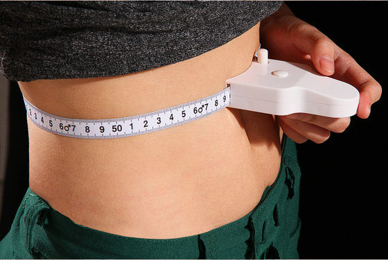 1.5m ABS Retractable Tape Measure logo printed bmi waist measuring tape