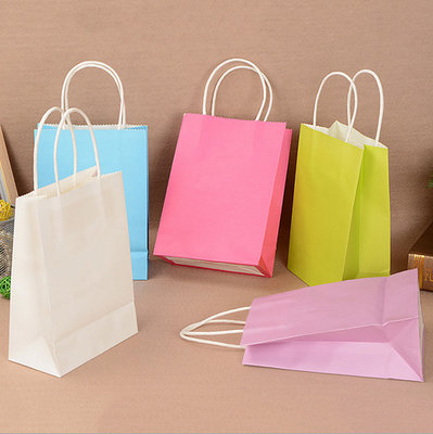 2016 New Customized promotional  Fancy Packaging gift paper bag with logo print