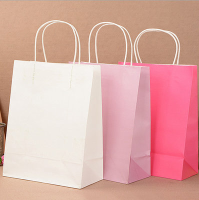 2016 New Customized promotional  Fancy Packaging gift paper bag with logo print