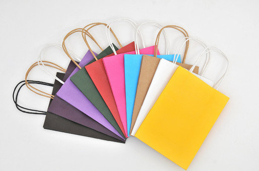 2016 New Customized promotional  Fancy Packaging gift paper bag with logo print