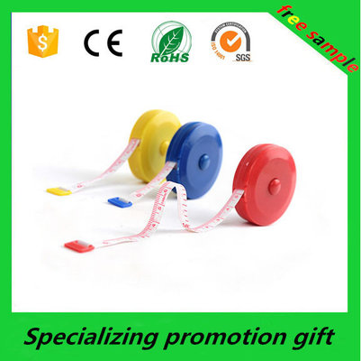 Mini Advertising Round Anatomical Body Tape Measure 150x0.75cm