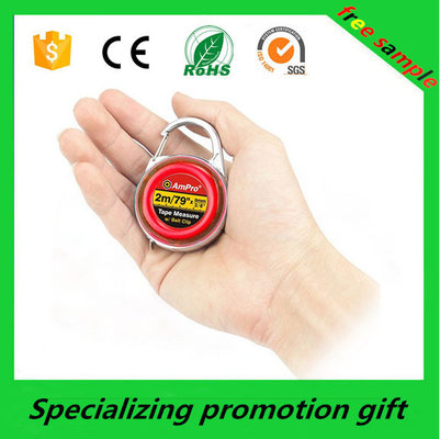 Durable Red / Blue 1.5m Retractable Tape Measure Promotional Gift Items