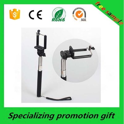 Wired Monopod Scalable Aluminum Selfie Stick 108cm for Android 4.2 / ISO