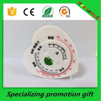 60 Inch Medical Sewing Fabric Retractable Tape Measure Heart Shaped