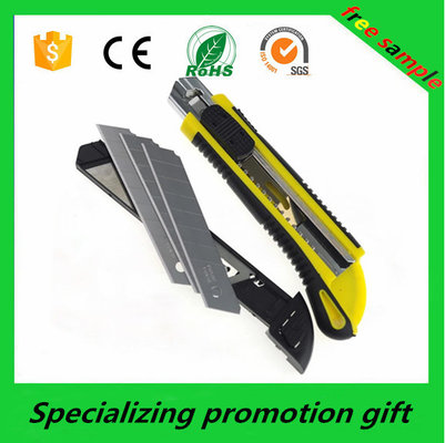 OEM Plastic ABS 18mm Mini Stainless Steel Blade Paper Utility Cutter Knife