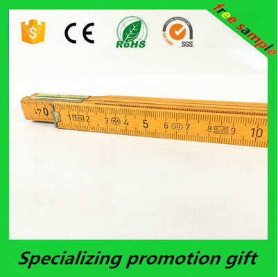 1M 5 folded wooden foldable promotion customized logo ruler for school