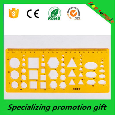 Multifunctional Different Shaped Plastic Drawing Stencil Template Ruler