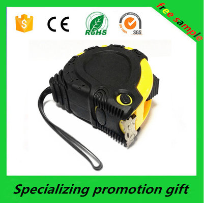 rubber coated steel Retractable Tape Measure with three control buttons