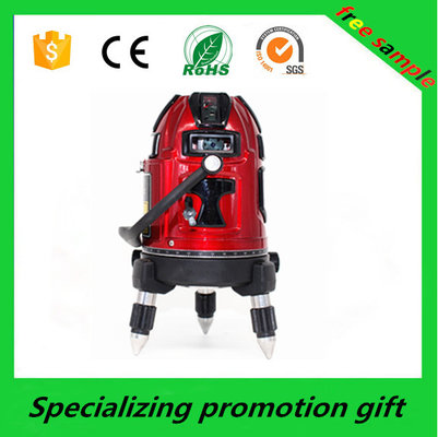 7.5" 8 Beam Red Line Self leveling Laser Level With 5 Buttons