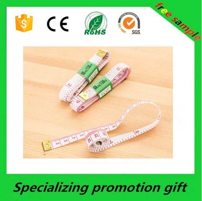 1.5M long logo printed  tape measure with cm and inches 1.3cm width