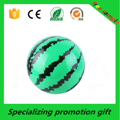 Promotional Outdoor Essential Products , Watermelon Personalized Beach Balls