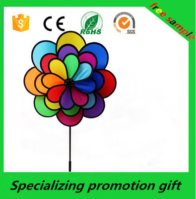 Promotional Outdoor Essential Products Plastic Colorful Windmill Toy