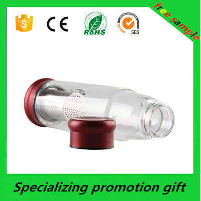 Lightweight Transparent Advertising Cups Custom Borosilicate Glass Bottle