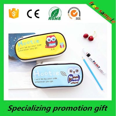 Promotional PU Custom Printed Pencil Case / Bag For Teenagers