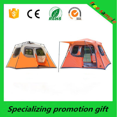 Polyester Canvas Folding Outdoor Camping Tent , Waterproof Inflatable Family Tent