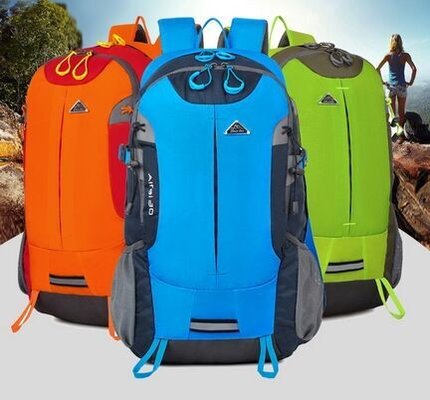 Polyester Promotional Gift Bags Outdoor Backpack Bags For Hiking