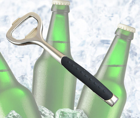 304 Stainless Steel Promotional Tool Kits , Heavy Duty Flat Bottle Opener