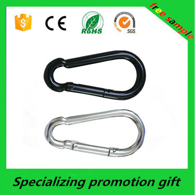 Red / Green Metal Mountaineering Buckle For Outdoor Climbing