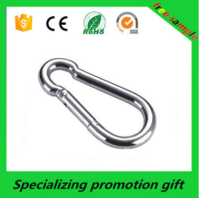 Red / Green Metal Mountaineering Buckle For Outdoor Climbing