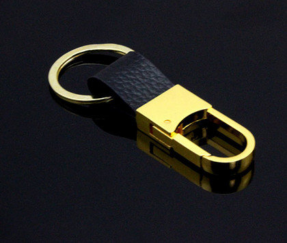 pu leather Custom engraved key chain Promotional Stationery 60mm*32mm