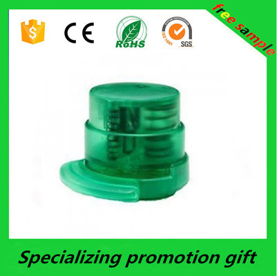 Cute blue / green / white plastic case metal stapler with no nail 60*60*50mm