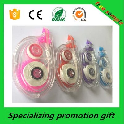 teenager Promotional Stationery , colorful 5mmX6m correction tape