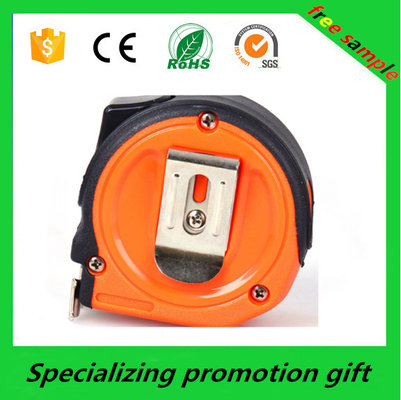 Orange Retractable Tape Measure hand tools with rubber coated