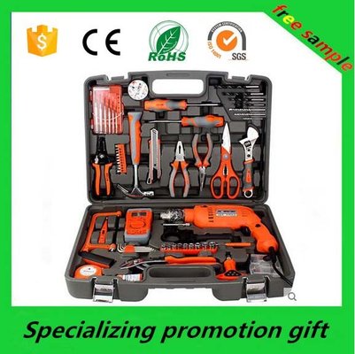 Custom Electric Drill Tool Kit Machinery Tool With Combination Plier / Utility Knife