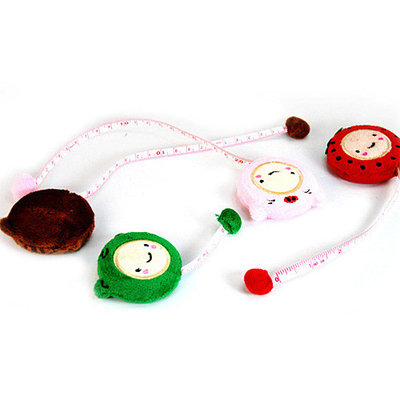 Line carton Fashion Retractable Tape Measure Cute PVC Edge Banding