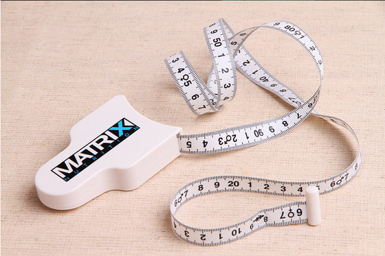 1.5m ABS Retractable Tape Measure logo printed bmi waist measuring tape