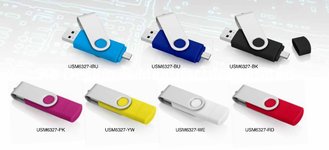 China swivel OTG Android cellphone usb flash drive supplier