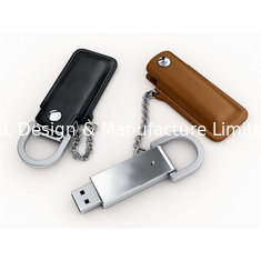 China promotional item 1gb/2gb/4gb/8gb/16gb leather usb custom logo leather usb pen drive supplier