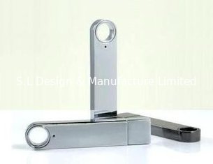 China Waterproof Metal USB flash drive 4GB 8GB 16GB stainless steel U Disk silver supplier