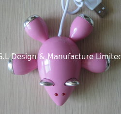 China cartoon mouse shaped USB Hub supplier