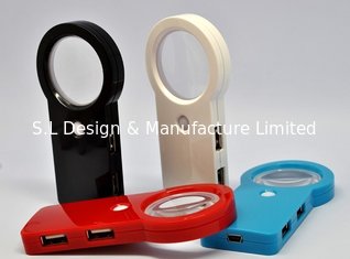 China magnifier shaped USB Hub supplier