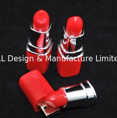 China red lipstick shaped usb flash disk supplier