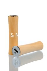 China natural wood/wooden/bamboo rectangle 4000mah power bank supplier