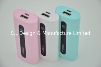 China universal portable plastic powerbanks with  led indicator 3 usb ports supplier