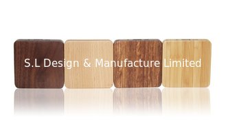 China Promotional gift 2600mah flat power bank wood 500 circles times portable power bank supplier
