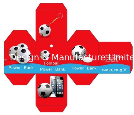 1800mah football shaped power bank for the world cup of Brazil supplier