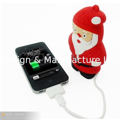 promotional Santa Claus Christmas Father shaped power bank supplier