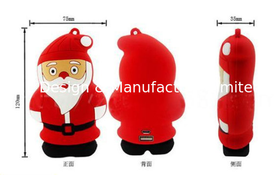 promotional Santa Claus Christmas Father shaped power bank supplier