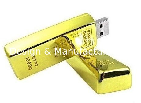 gold bar usb flash memory China supplier supplier