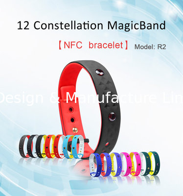 waterproof + 12 constellations magic band+ energy stone + NFC + E-card healty otg bracelet supplier
