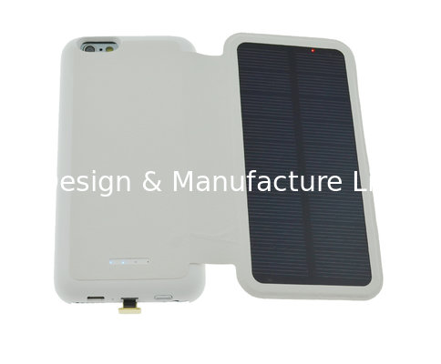 Mobile Phone Cover 2800mAh,solar Backup Power Bank External Battery Charger Case with flip supplier