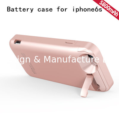 new design mobile phone Battery charger case for mobile phone 5800mah for Iphone 6/6s supplier