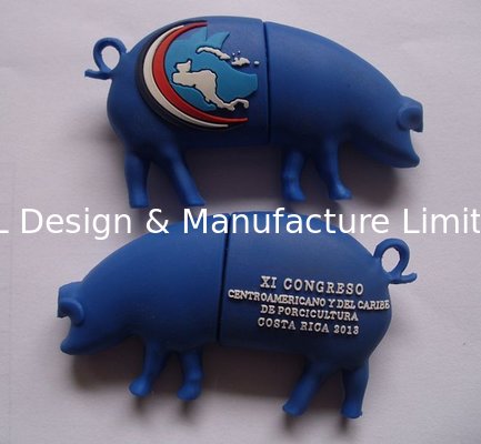 pig shape USB flash drive special Small removable disk supplier